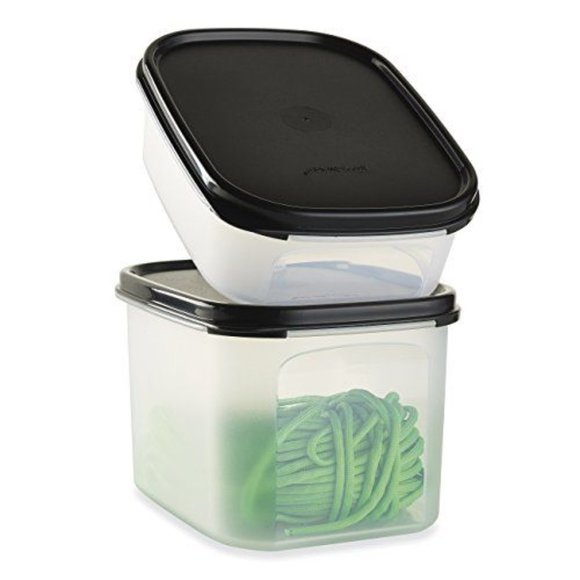 Tupperware | Kitchen | Tupperware Mod Mates Mini Rectangle Black 42pc ...